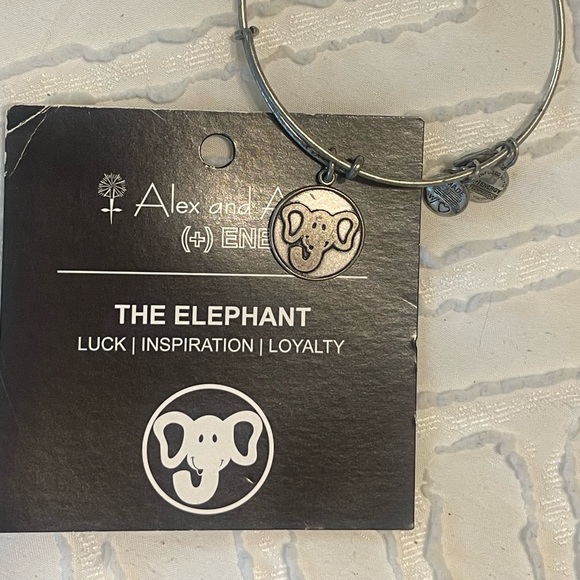 Alex and Ani | Jewelry | Alex And Ani Elephant Expandable Bangle | Poshmark
